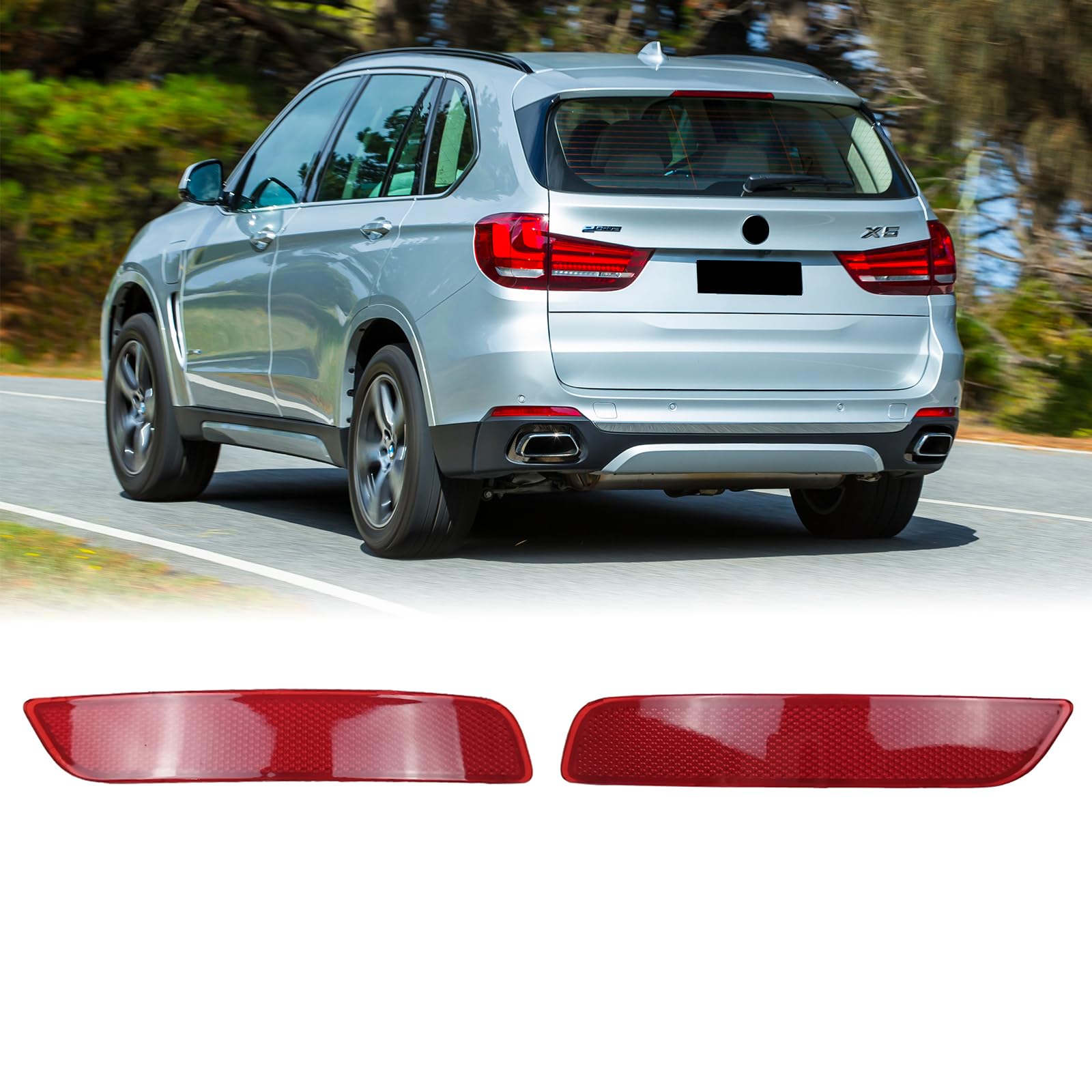 63147847591 + 63147847592 Rear Bumper Reflector